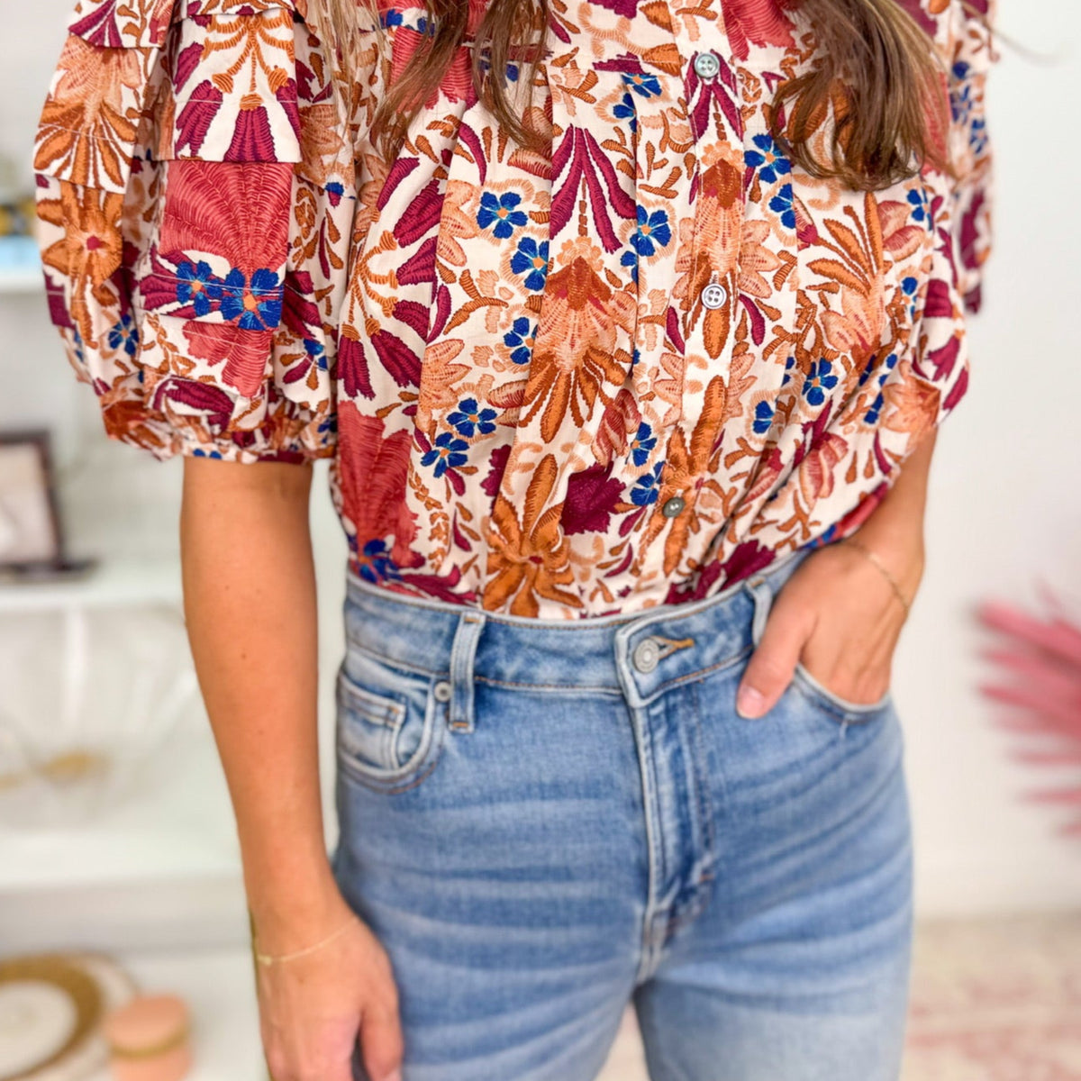 Rust Brenda Top – Lucy Rose