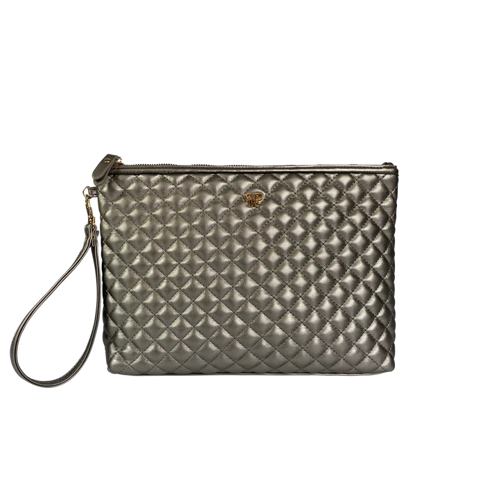 Bronze Quilted Litt Makeup Case – Lucy Rose