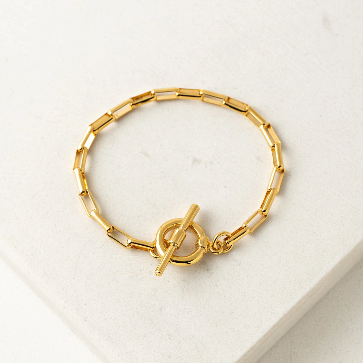 8" Staple Chain Toggle Bracelet – Lucy Rose