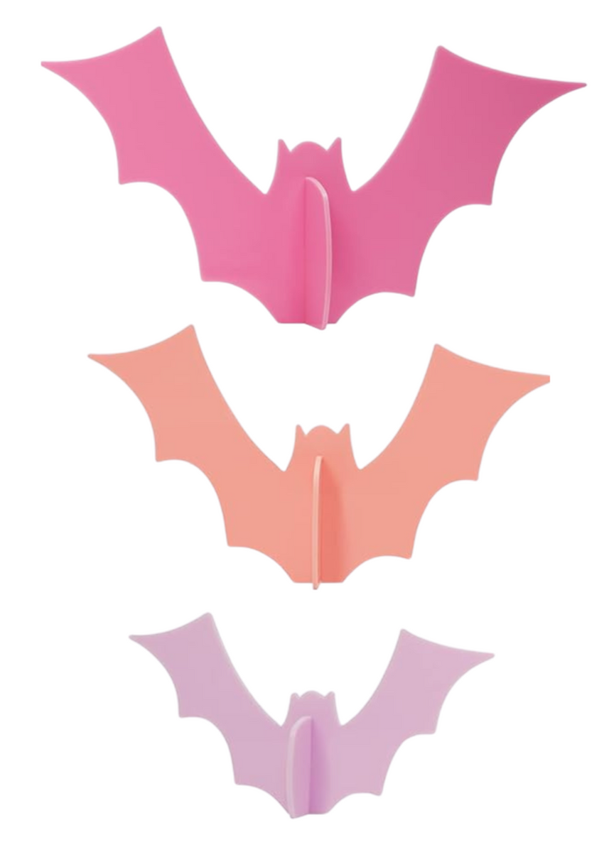 Acrylic Halloween Bats-Pink/Purple – Lucy Rose