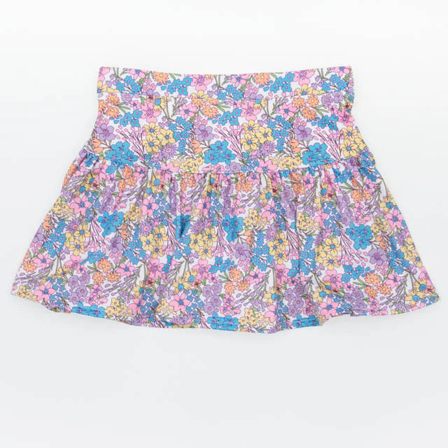 Kids Bright Floral Skort – Lucy Rose
