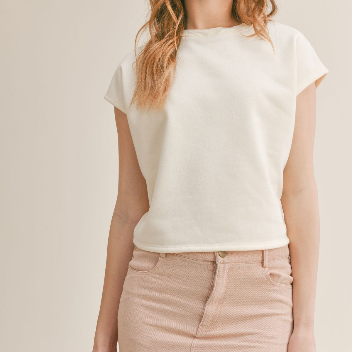 Ivory Terry Top – Lucy Rose