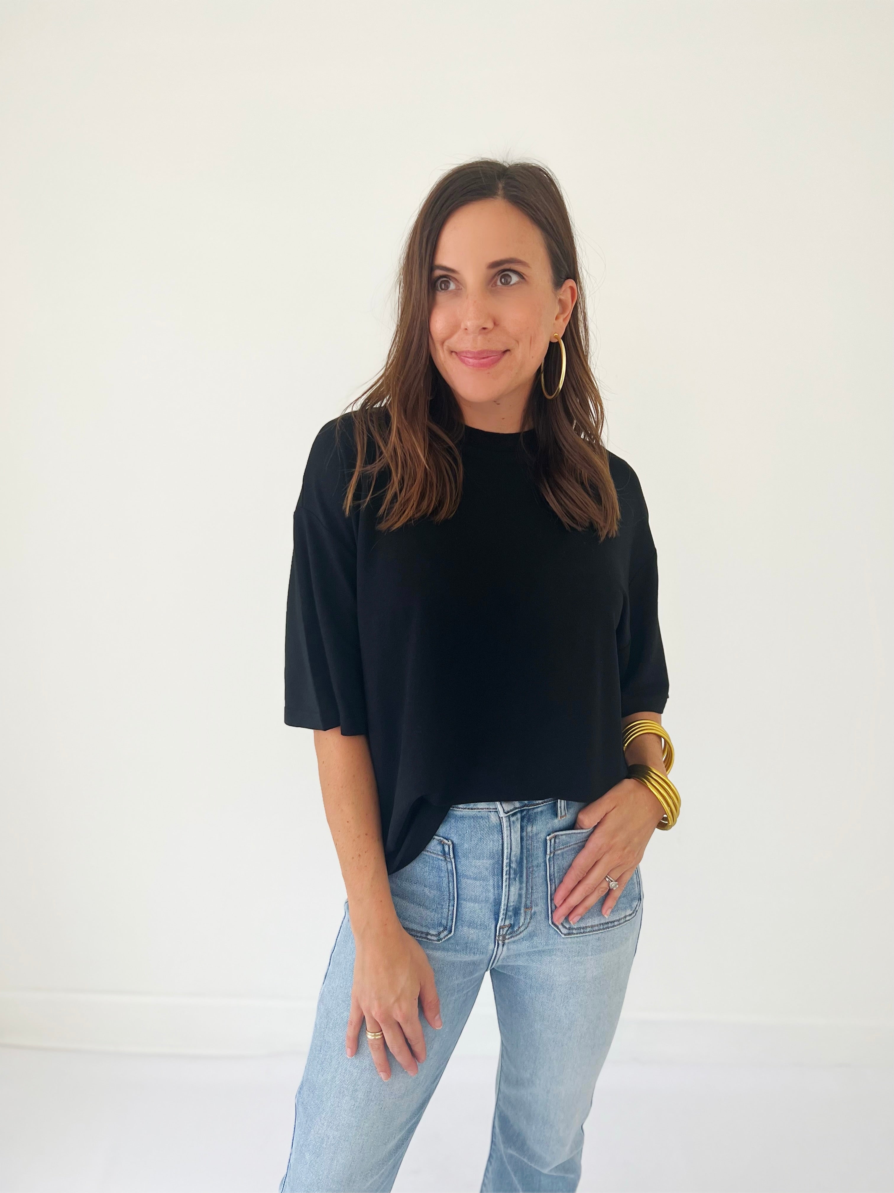 Black Chaney Top – Lucy Rose