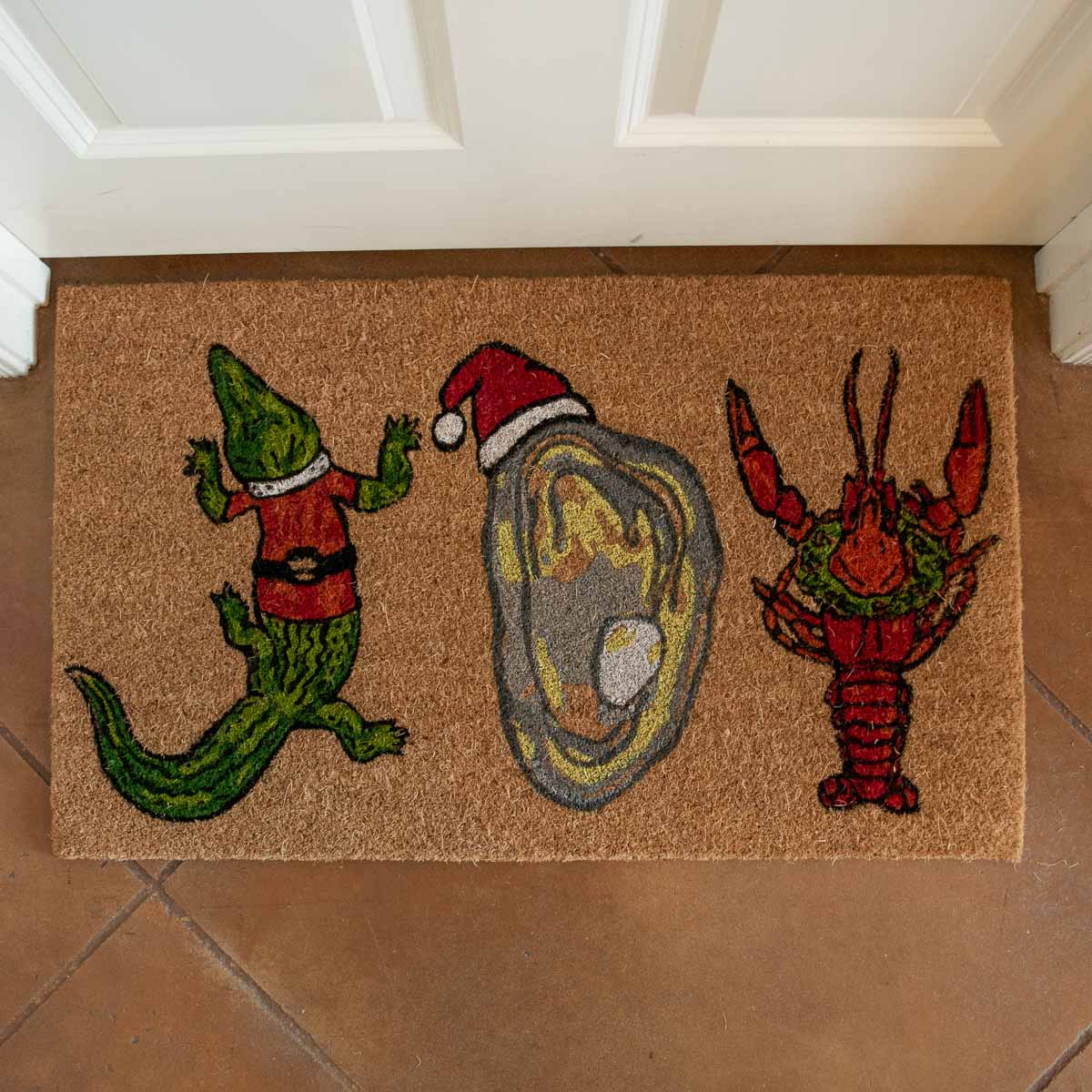 Cajun Christmas Coir Door Mat – Lucy Rose