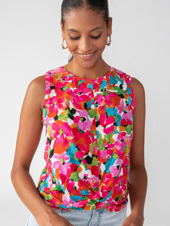 Geranium Twisted Tank – Lucy Rose