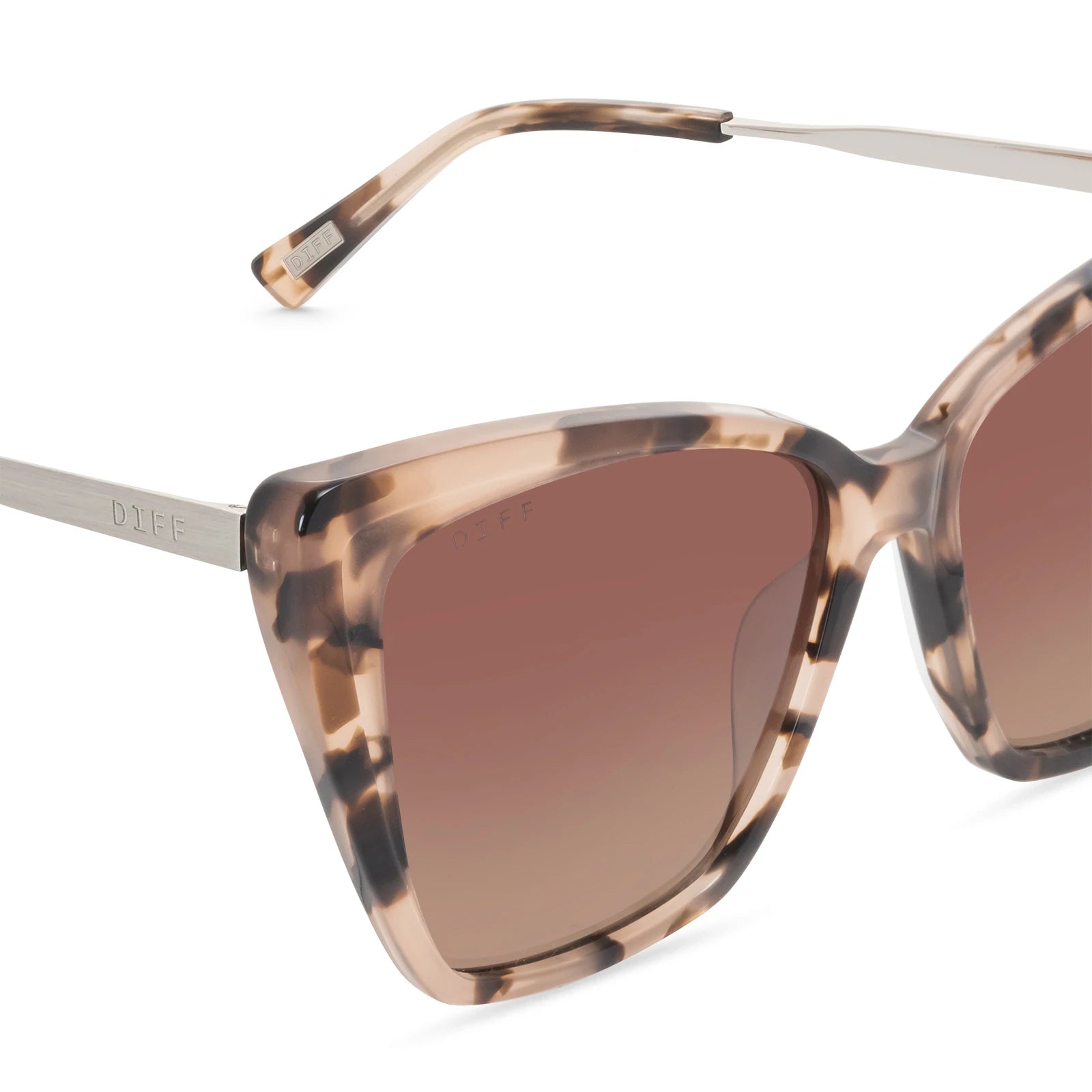 Becky II Himalayan Tortoise Brown Gradient Sunglasses – Lucy Rose
