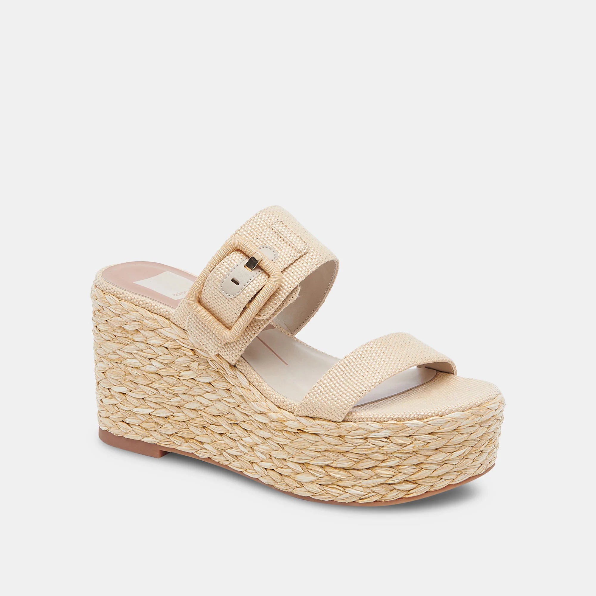 Natural Raffia Thorin Wedge – Lucy Rose