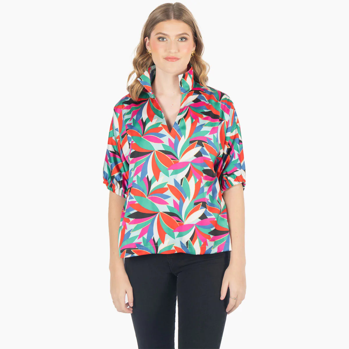 Poinsettia Party Poppy Top – Lucy Rose