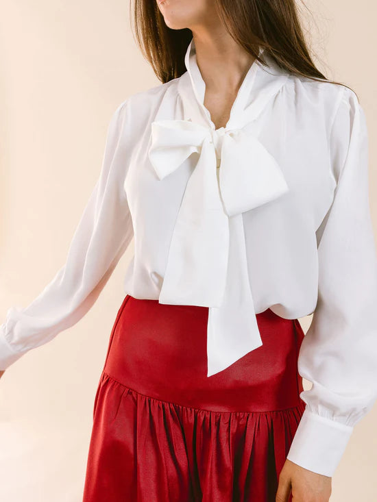 White Amy Blouse – Lucy Rose