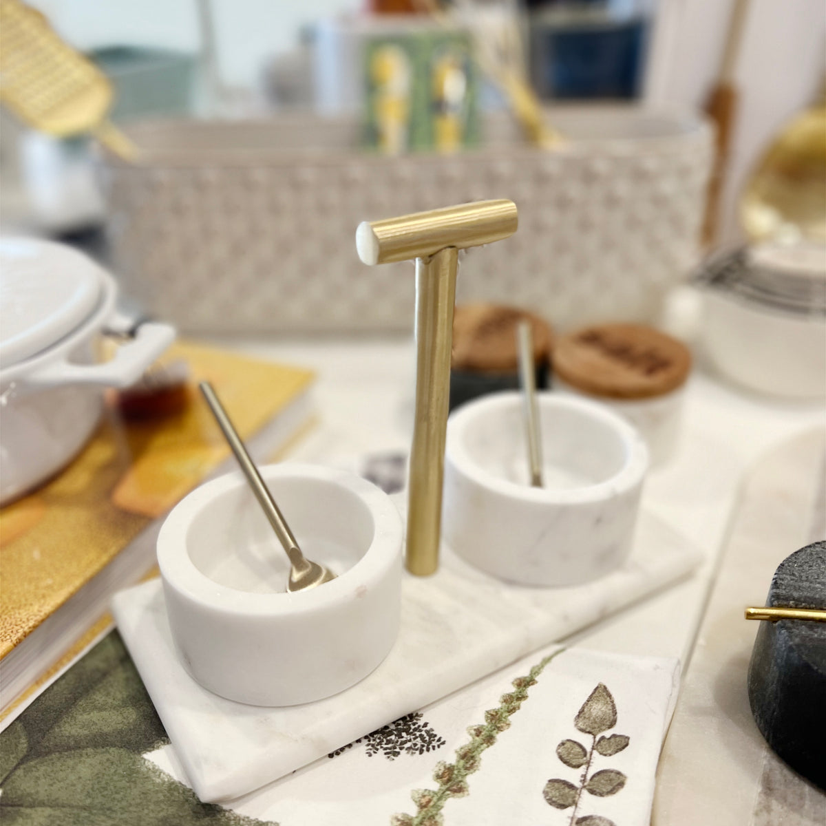 Marble Condiment Set – Lucy Rose