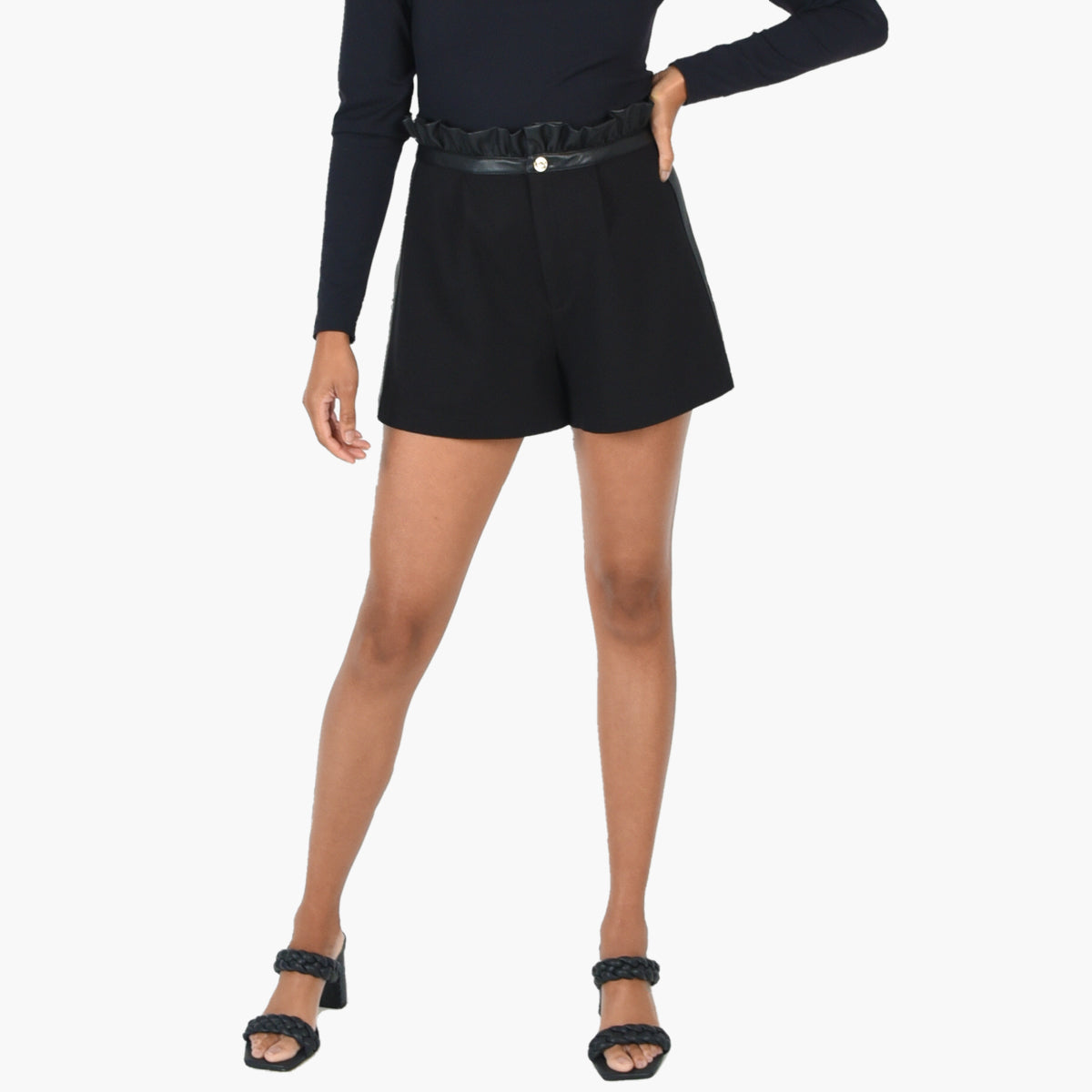 Black Ruffle Shorts – Lucy Rose