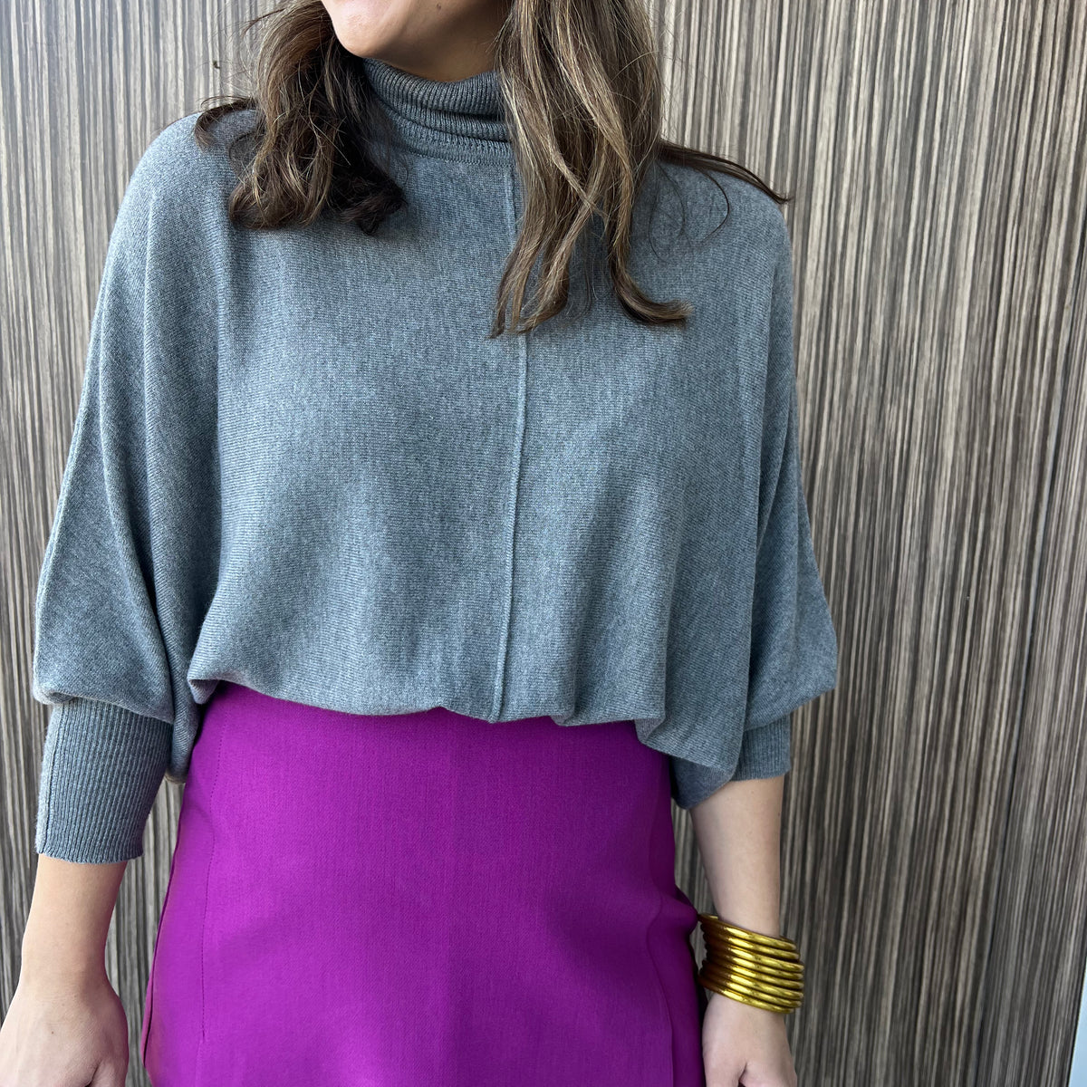 Ash Grey Ryu Lin Top – Lucy Rose