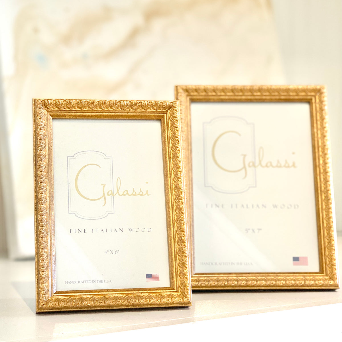 Elizabeth Gold Feather Frame – Lucy Rose