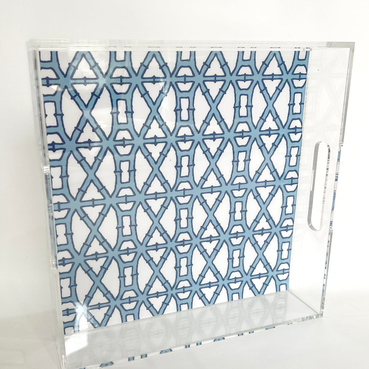 Bamboo Blue Acrylic Tray – Lucy Rose